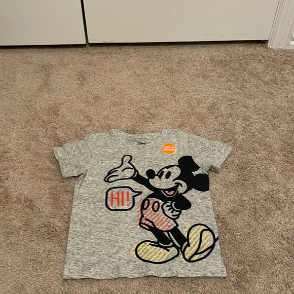 Disney | Shirts & Tops | Mickey Mouse Tee Size 3t Gray | Poshmark